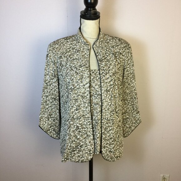 Alex Evenings | Jackets & Coats | Alex Evenings 2pc Twinset Tank Top ...